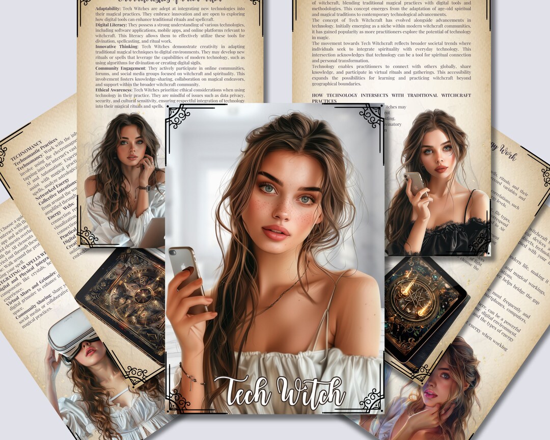 Tech Witch Grimoire: Basic Guide Printable (PDF) - Etsy