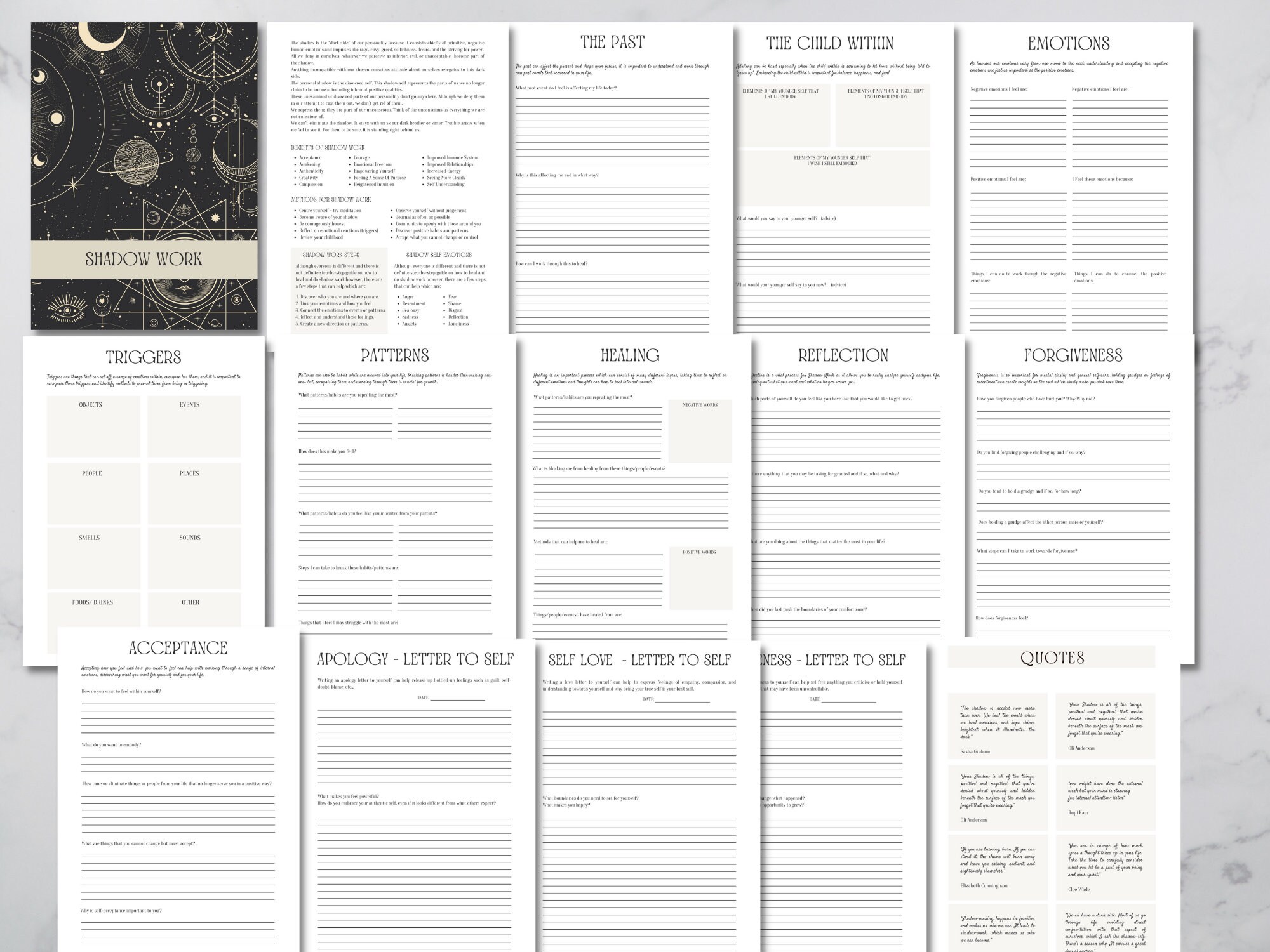 Shadow Work Journal | Inner Healing & Self-discovery Workbook | Mental ...