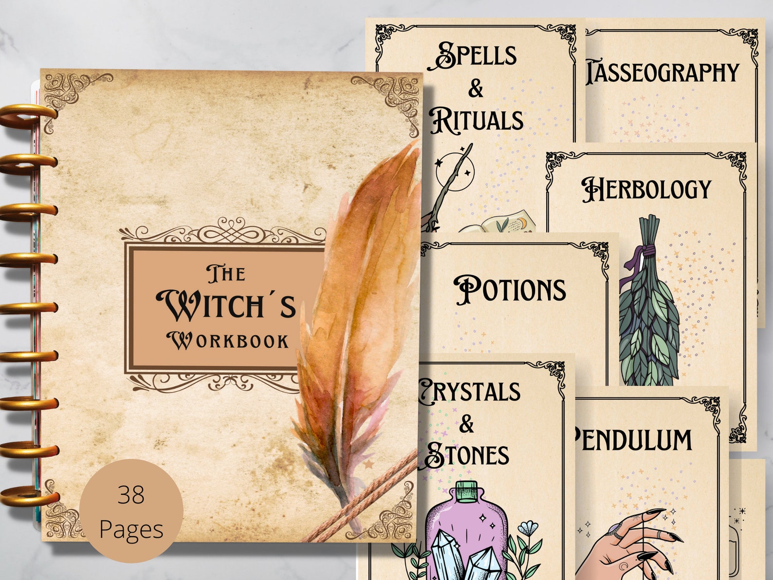 The Witches Workbook Bonus: Magic Correspondences Blank - Etsy