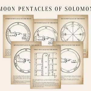 The Pentacles of Solomon PDF | Ancient Magic Guide, 44 Seals & Sigils ...