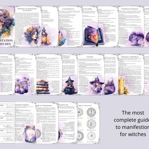 Manifestation for Witches Bundle. Guide, Rituals, Correspondences, and ...