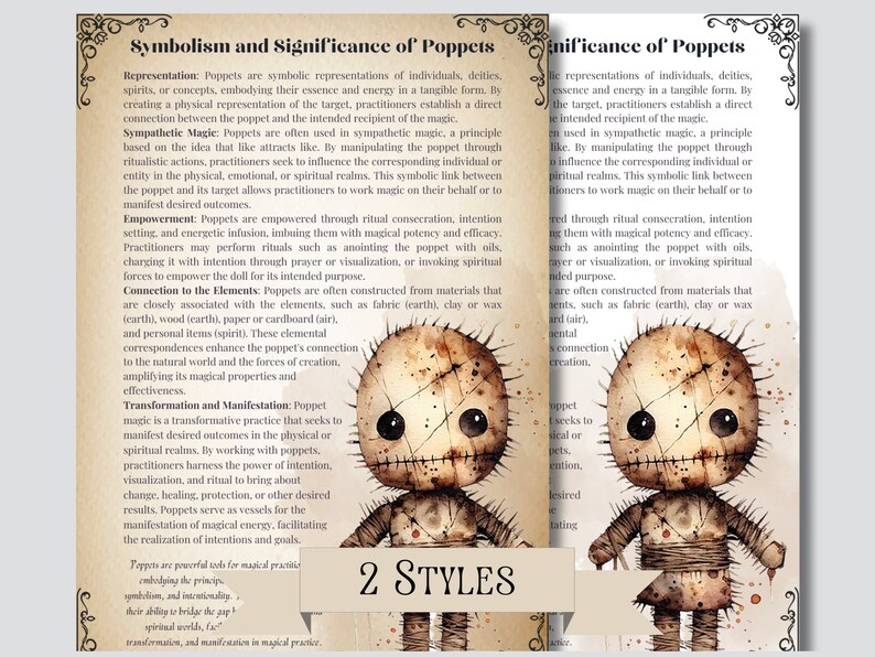 Poppet Magic Grimoire Pages: Book of Shadows Basics (printable) - Etsy