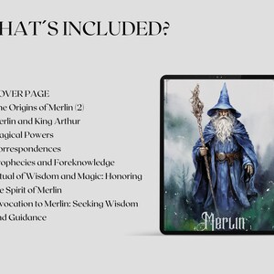 Merlin Grimoire Pages: Book of Shadows (PDF Download) - Etsy