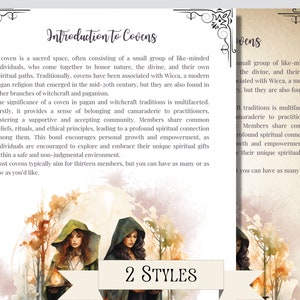 Creating a COVEN. Grimoire Pages. Printable. Instant Download. - Etsy
