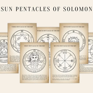 The Pentacles of Solomon PDF | Ancient Magic Guide, 44 Seals & Sigils ...