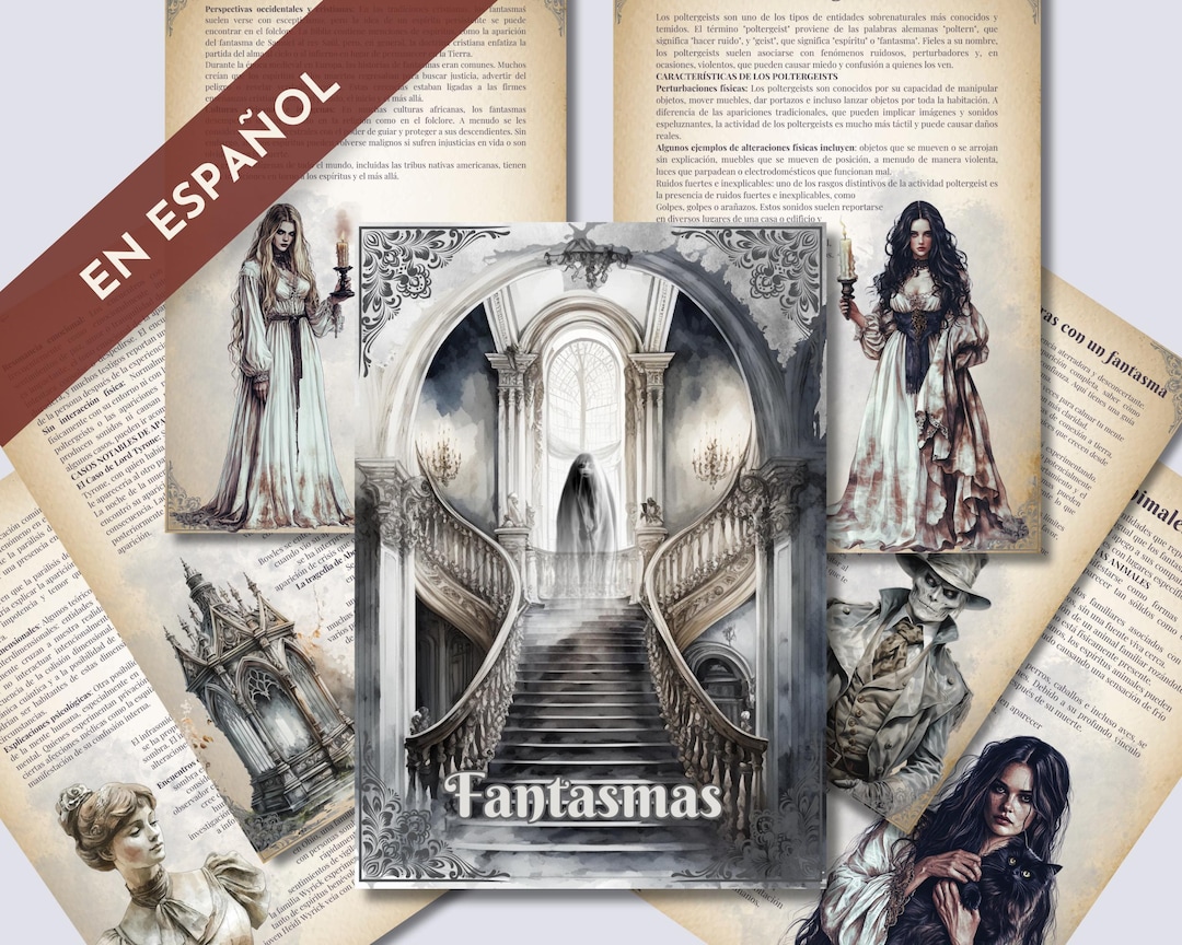 EN ESPAÑOL. Fantasmas. Guía Para Principiantes. 33 Hermosas Páginas ...