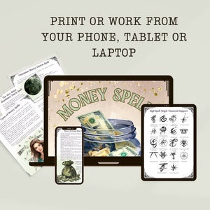 Money Spells: 10 Printable Rituals for Grimoire (PDF) - Etsy