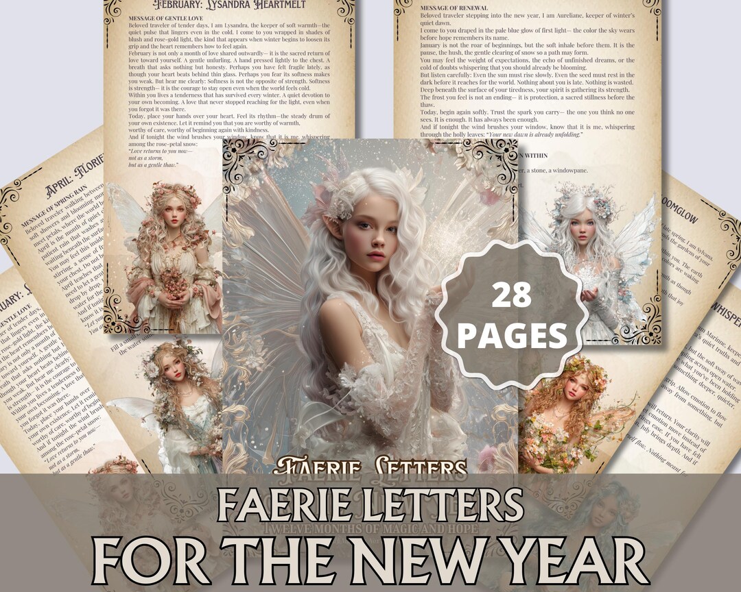Letters From the Winter Faeries | 12-month Magical Guidance | Fairy ...
