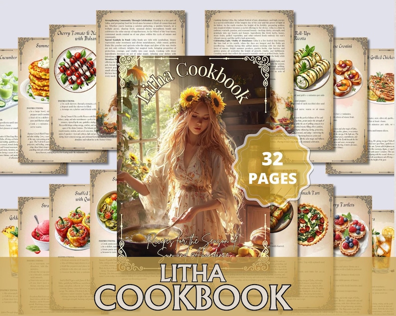 Litha Cookbook Basic Guide. 25 Recipes for the Season of Sun and ...