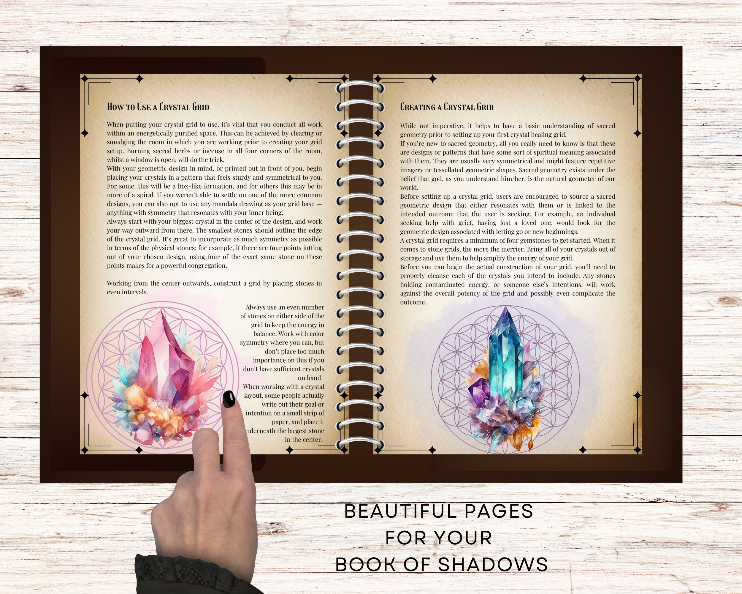 Crystal Grids Guide for Witches • Energy Work & Crystal Magic ...