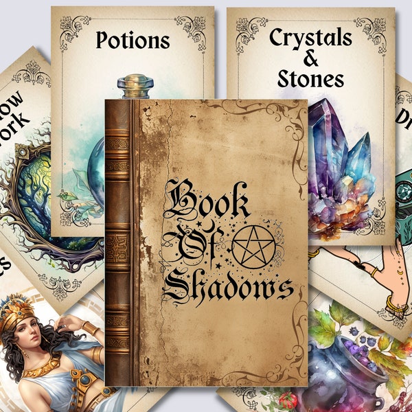 Book of Shadows Printable - Etsy
