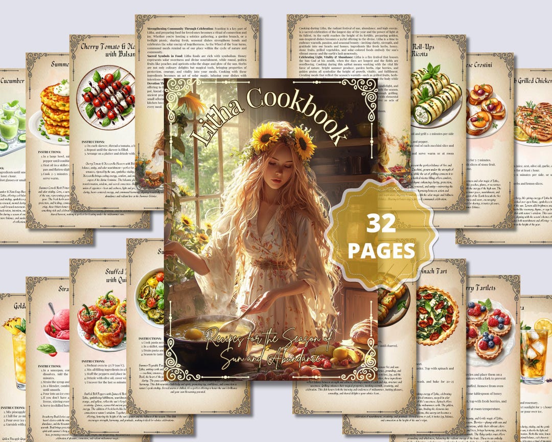 Litha Cookbook Basic Guide. 25 Recipes for the Season of Sun and ...