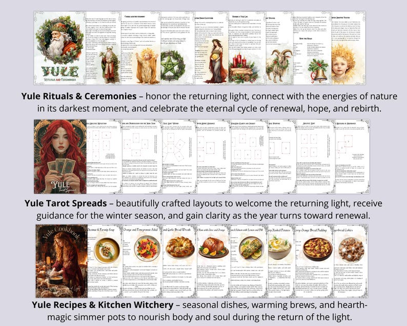 The Ultimate Yule Collection | 260+ Grimoire Pages, Rituals, Spells ...