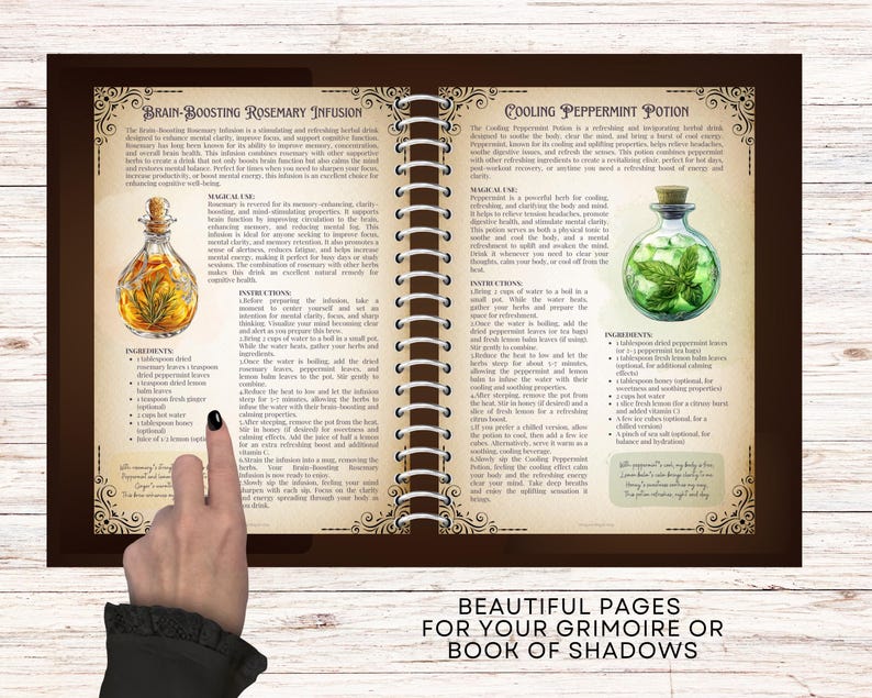 Herbal Healing Potions | Magical Herbalism Guide PDF | Potion Recipes ...