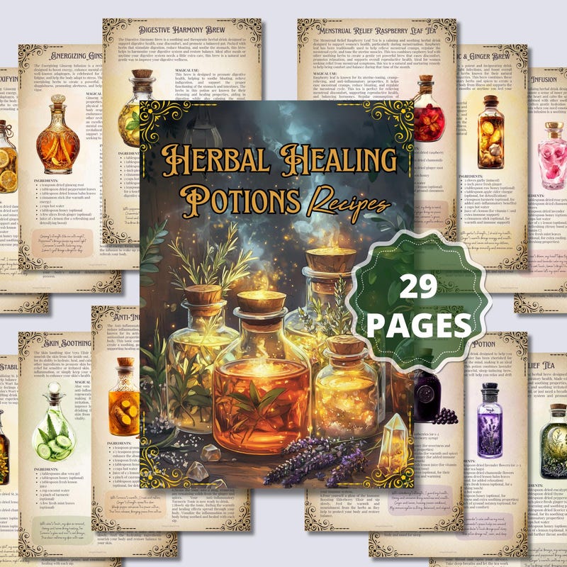 Healing Potion - Etsy