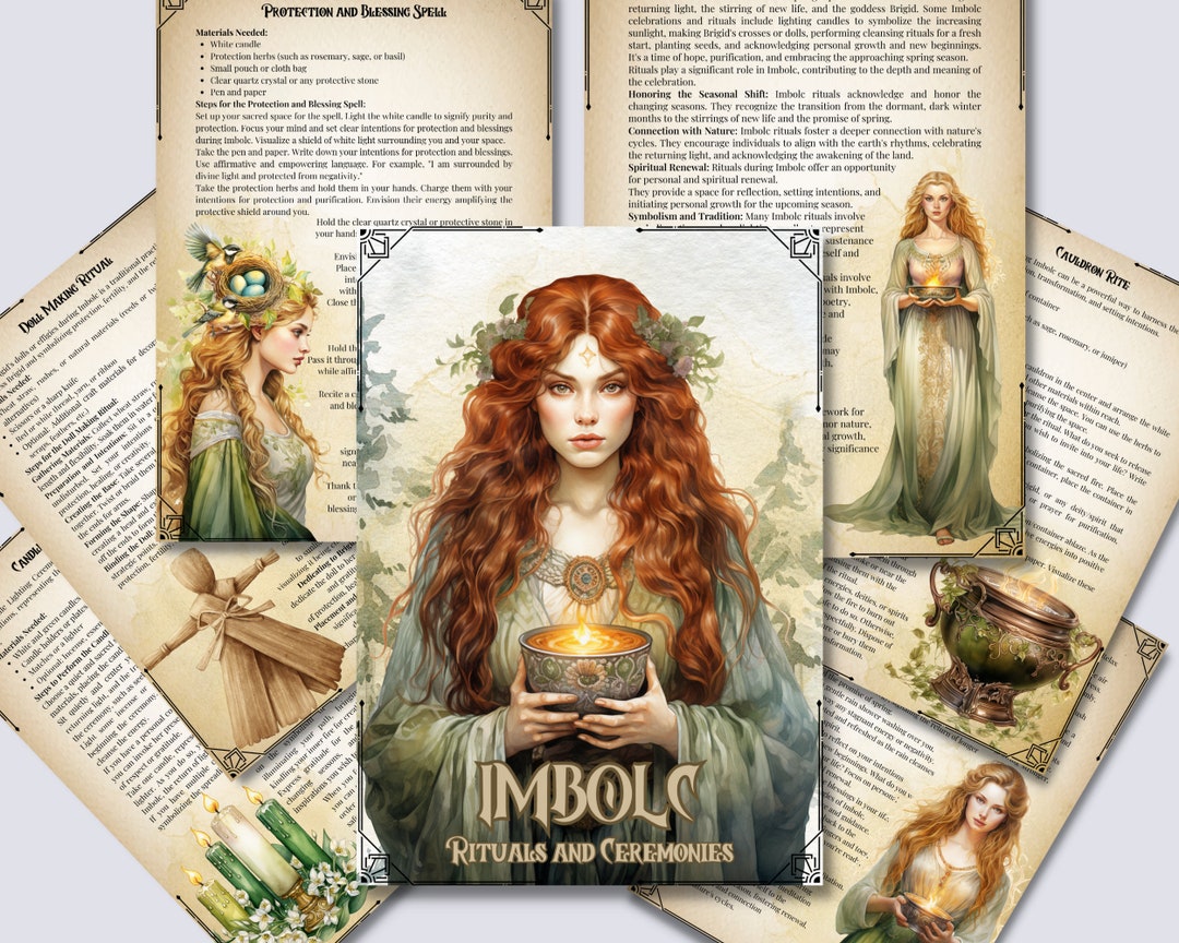 Imbolc. Rituals and Ceremonies. Printable Pages for Your Book of ...