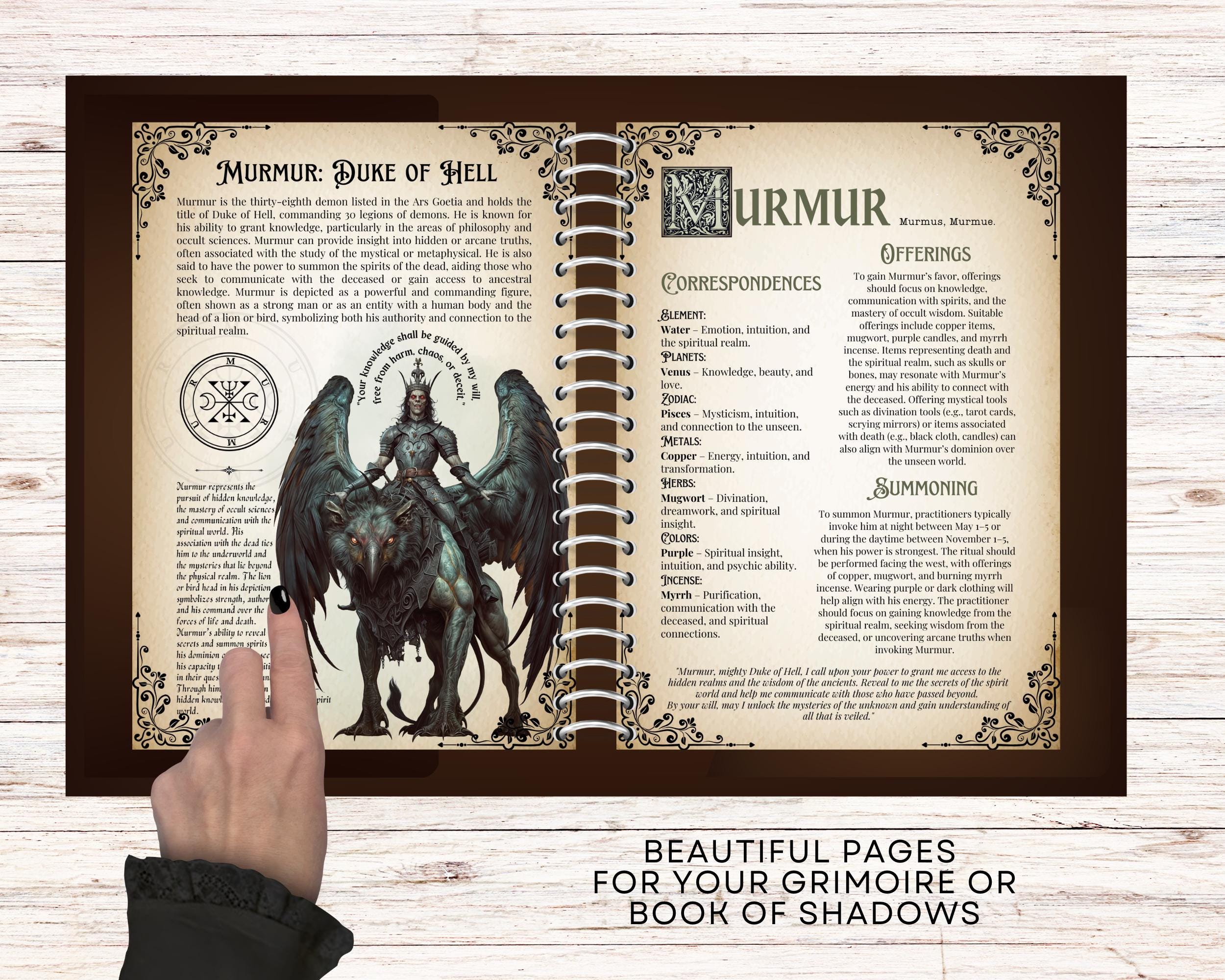 Ars Goetia Demons Compendium — Illustrated Demonology Reference | 72 ...