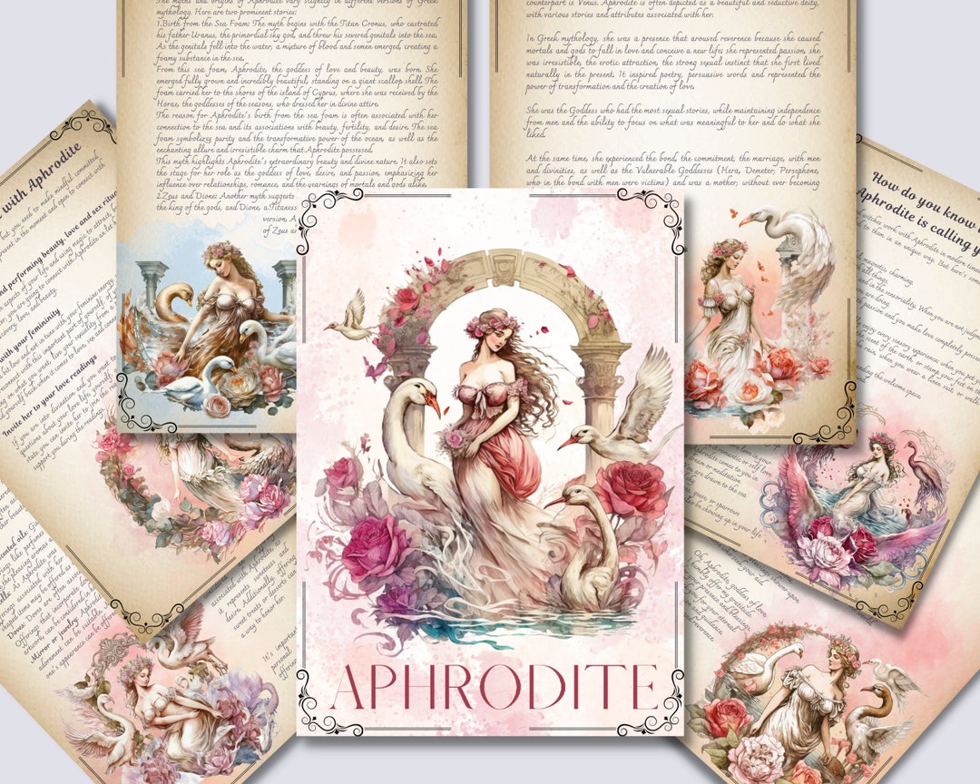 Aphrodite Book of Shadows Pages: Goddess Grimoire (digital Download) - Etsy