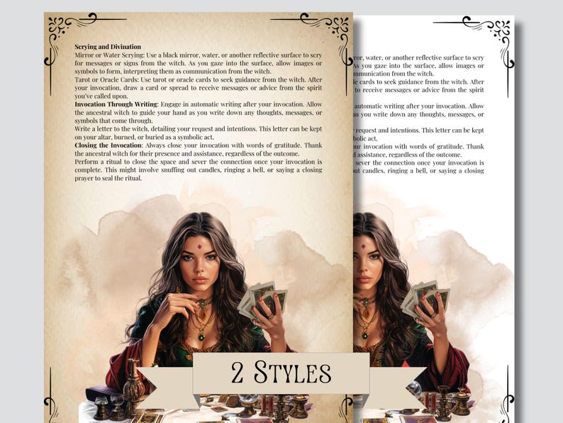 Invoking Ancestral Witches Printable Grimoire PDF – Historical Witches ...
