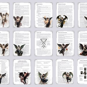 Lucifer Grimoire Pages: Luciferian Ritual, Tarot (printable PDF) - Etsy