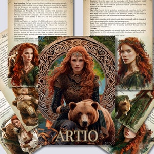 Artio, Celtic Bear Goddess of Wild Life. Beautiful Pages for Your ...