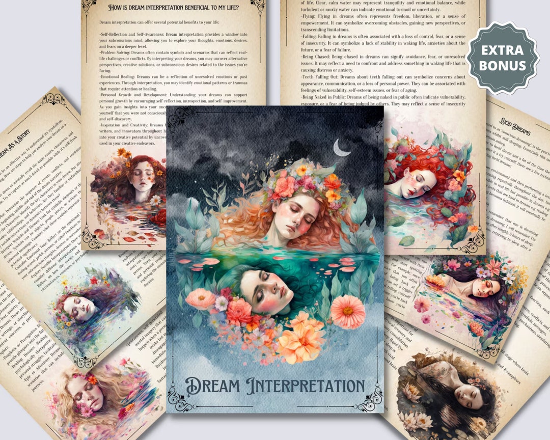 Dream Interpretation Book of Shadows Pages + Dream Journal (PDF ...