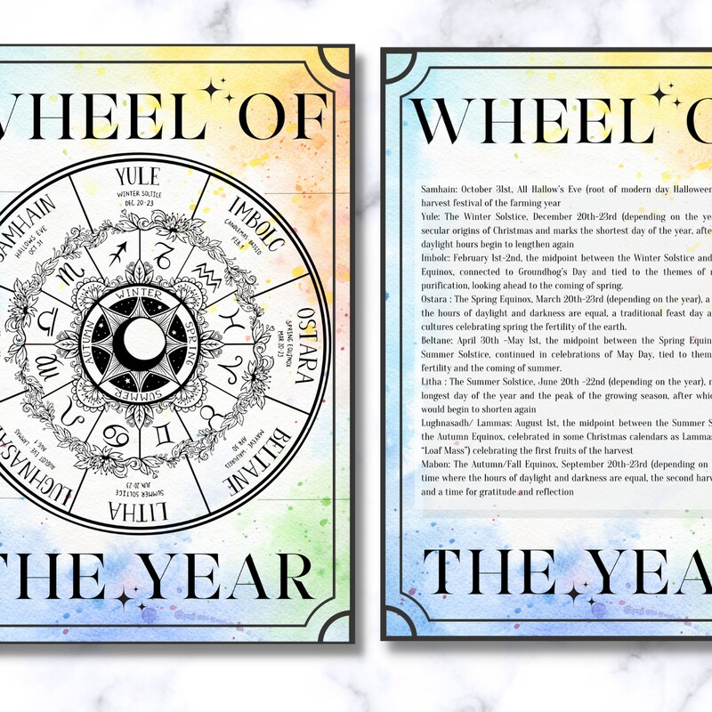 Wheel of the Year - Etsy