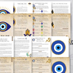 The Evil Eye, Printable Sheets, Grimoire, Digital Downloads, Spells ...