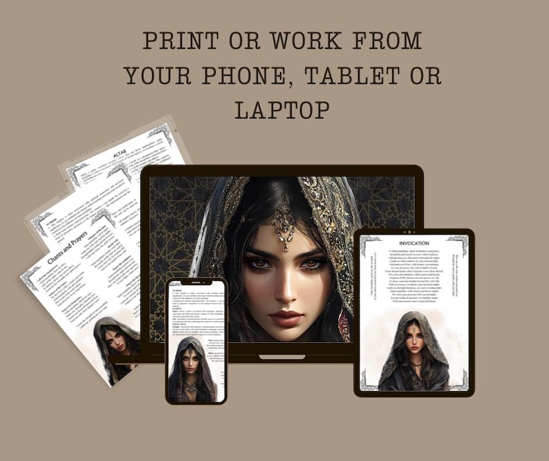 Aisha Kandisha Grimoire Pages: Moroccan Djinn Lore (printable PDF) - Etsy