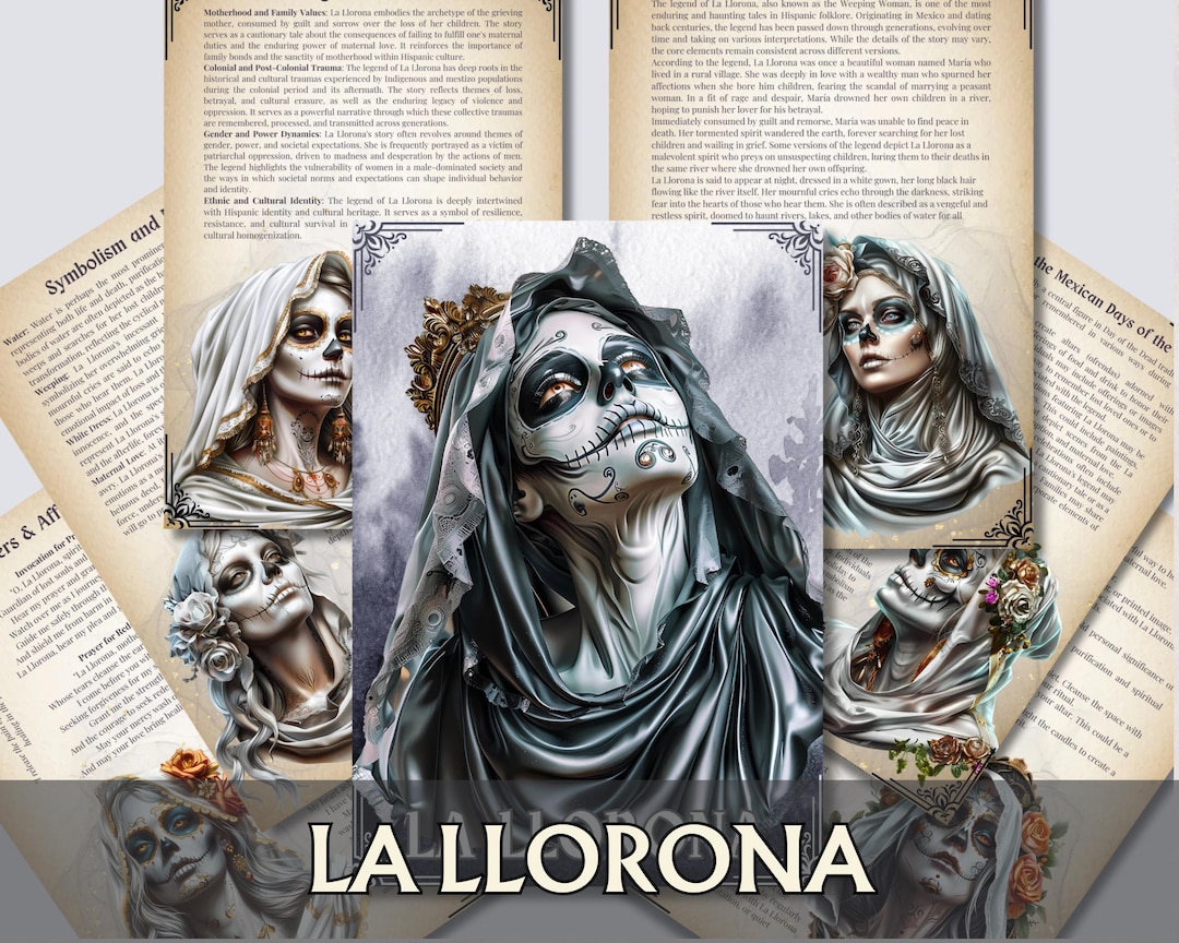 La Llorona Printable Guide – Mexican Legend, Symbolism, Rituals ...