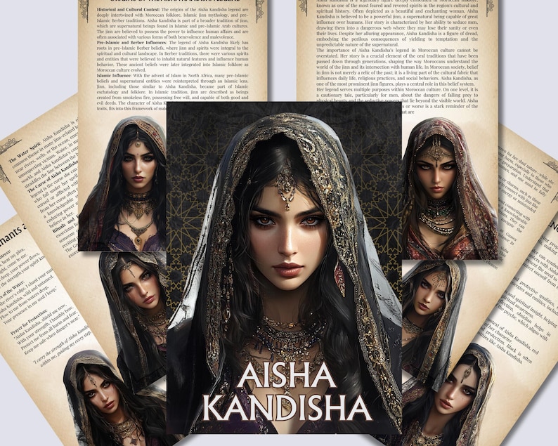 Aisha Kandisha Grimoire Pages: Moroccan Djinn Lore (printable PDF) - Etsy