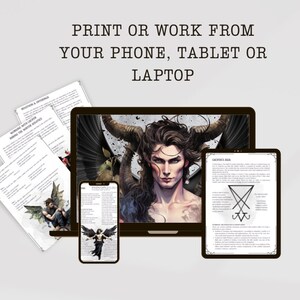 Lucifer Grimoire Pages: Luciferian Ritual, Tarot (printable PDF) - Etsy