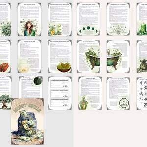 Money Spells: 10 Printable Rituals for Grimoire (PDF) - Etsy
