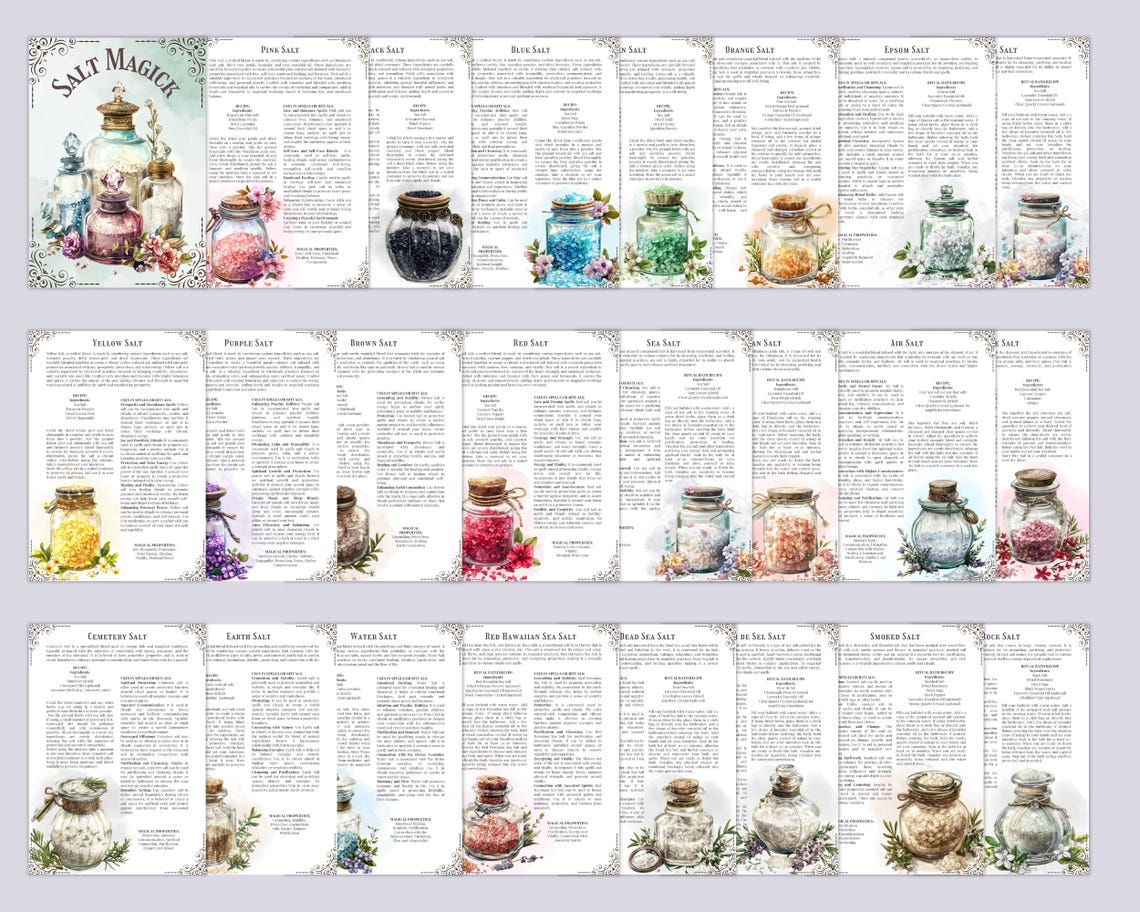 SALT MAGICK. Witch Salt Recipes. Basic Guide. the Most Complete ...