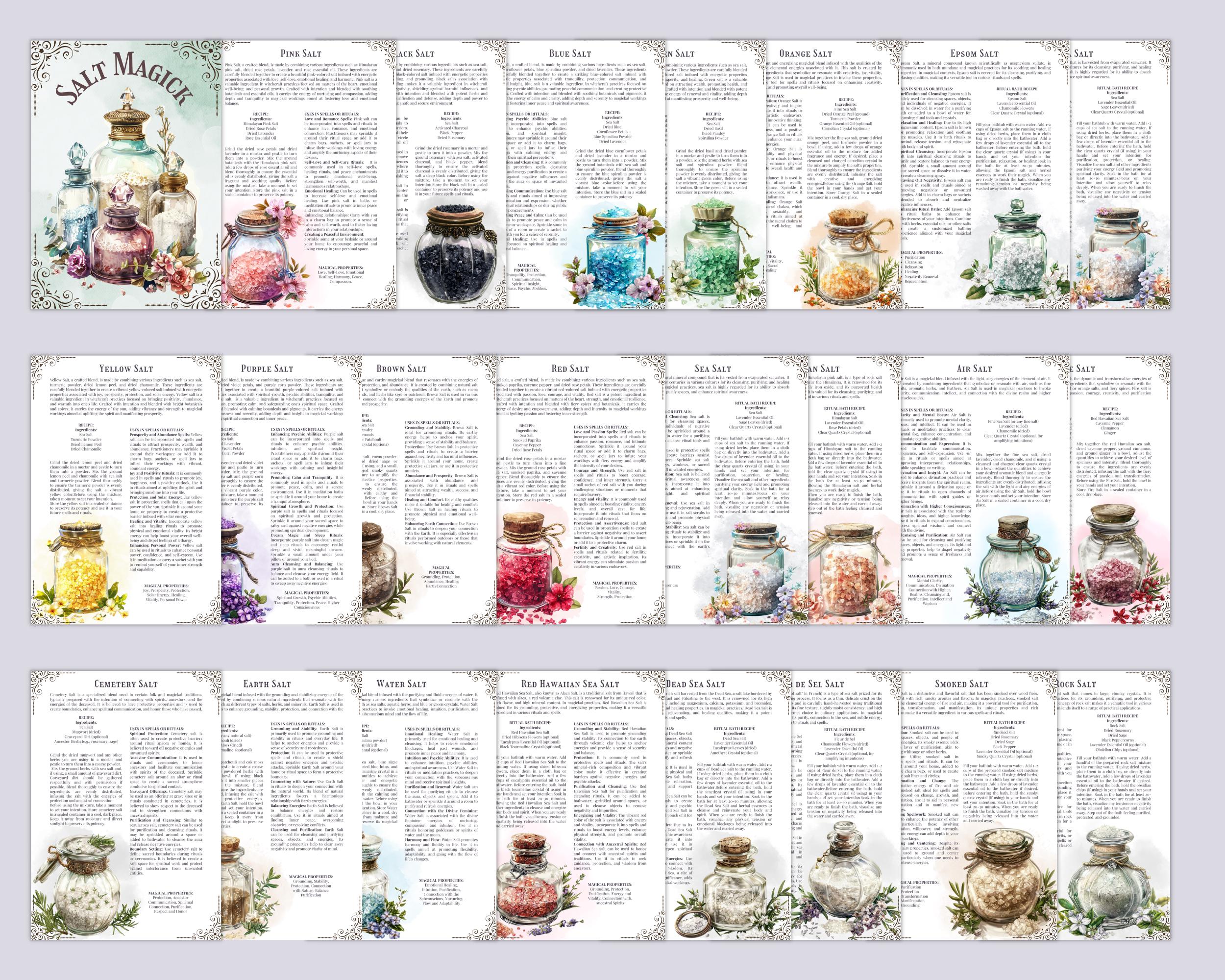 SALT MAGICK. Witch Salt Recipes. Basic Guide. the Most Complete ...