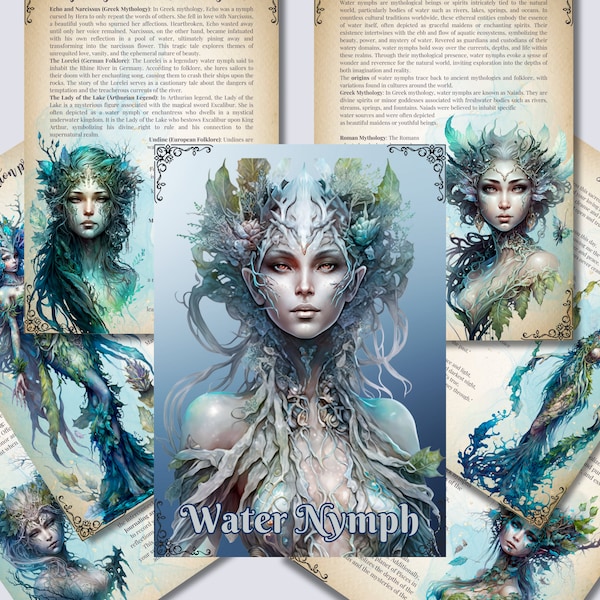 Water Nymph Etsy Uk