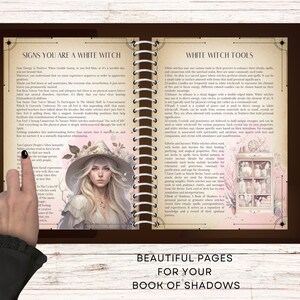 White Witch Book of Shadows Pages (digital Download) - Etsy