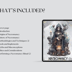 Necromancy Guide for Beginners: Book of Shadows Pages (digital Download ...