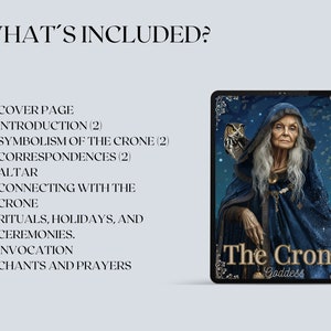 THE CRONE GODDESS. Beautiful Pages for Your Grimoire or Book of Shadows ...