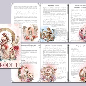 Aphrodite Book of Shadows Pages: Goddess Grimoire (digital Download) - Etsy