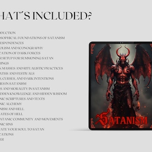 Satanism.basics. Grimoire Printable Pages. - Etsy