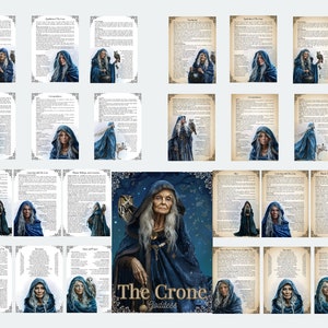 THE CRONE GODDESS. Beautiful Pages for Your Grimoire or Book of Shadows ...