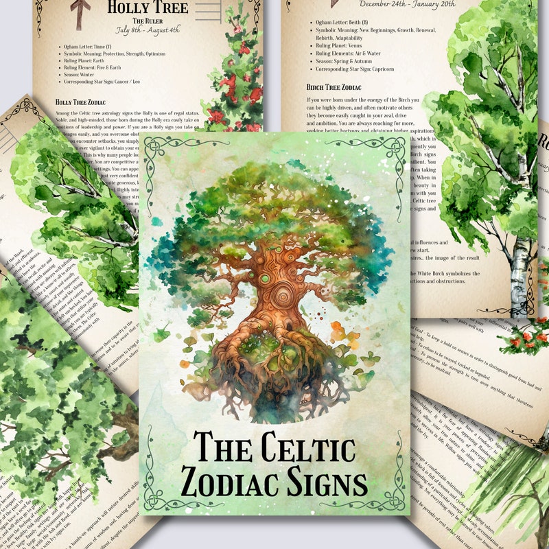 Printable Celtic Trees - Etsy