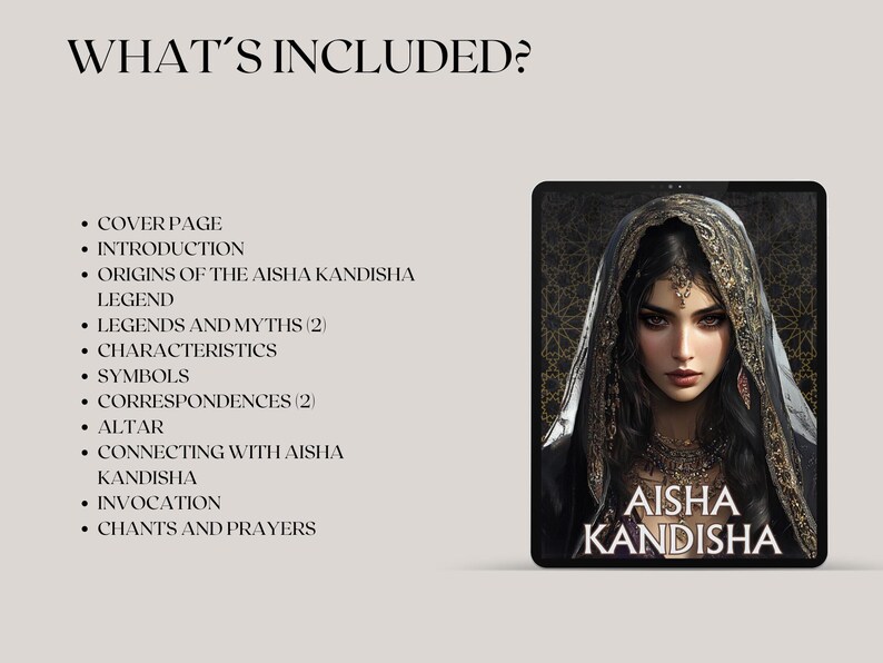 Aisha Kandisha Grimoire Pages: Moroccan Djinn Lore (printable PDF) - Etsy