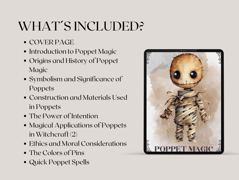 Poppet Magic Grimoire Pages: Book of Shadows Basics (printable) - Etsy