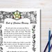 Book of Shadows Blessing Page Grimoire Blessings Page Instant Download - Etsy