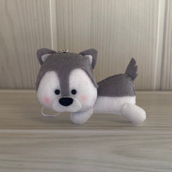 Husky Felt Ornament - Etsy
