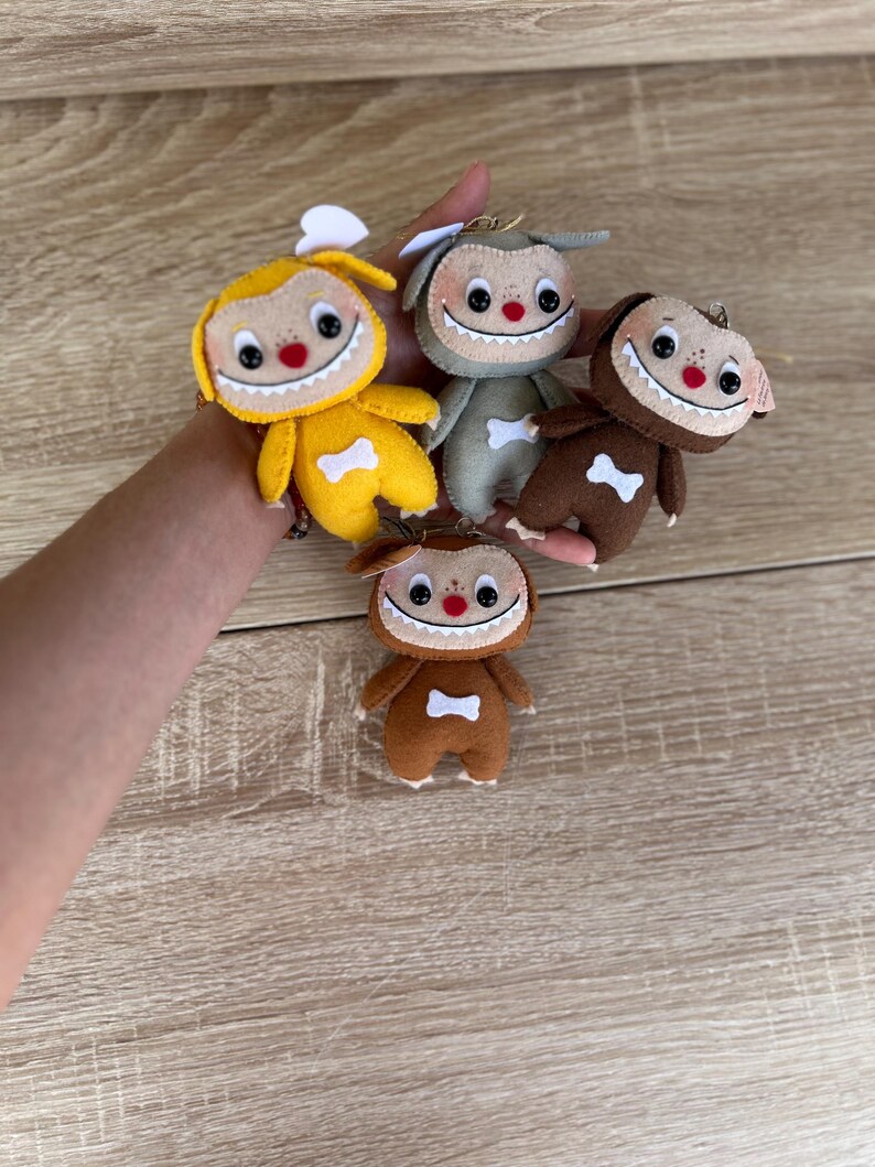 Labubu Companion - Small Kawaii Felt Plush Toy to Adopt - Etsy