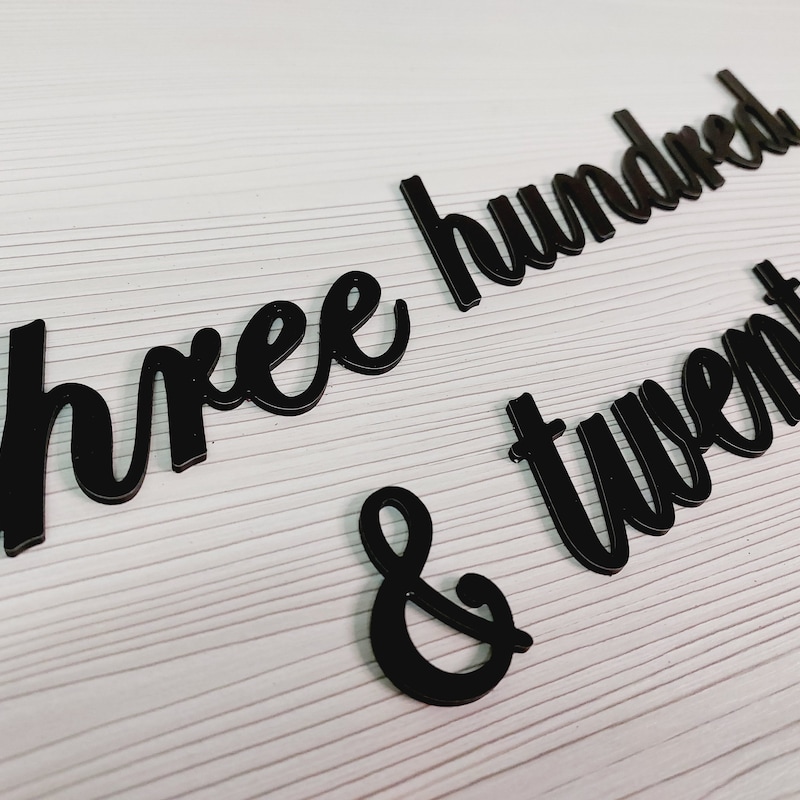 Colonial House Numbers - Etsy