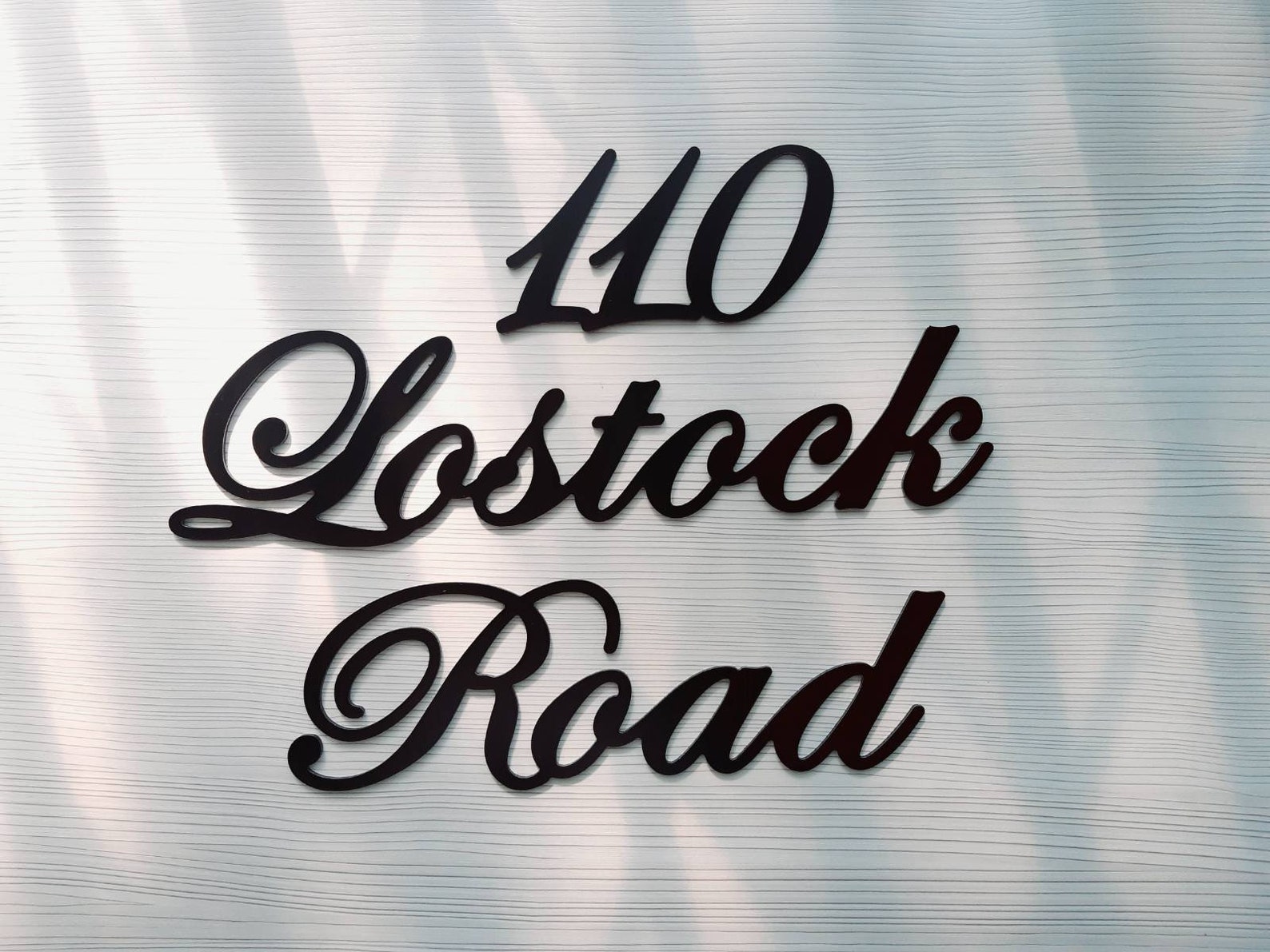 Script Address Sign script House Numbers Custom House - Etsy